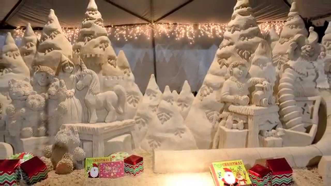 Santa in the Sand: A Sandsational Story - YouTube