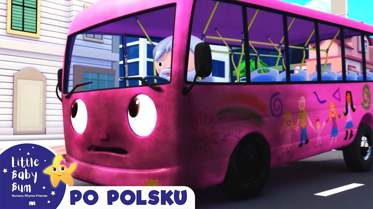 Koła BRUDNEGO autobusu | Pół godziny piosenek dla dzieci po polsku ...