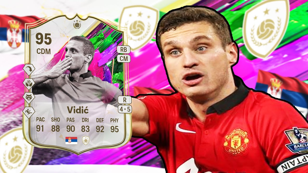95 Shapeshifters Icon Vidic SBC PLAYER REVIEW! - YouTube