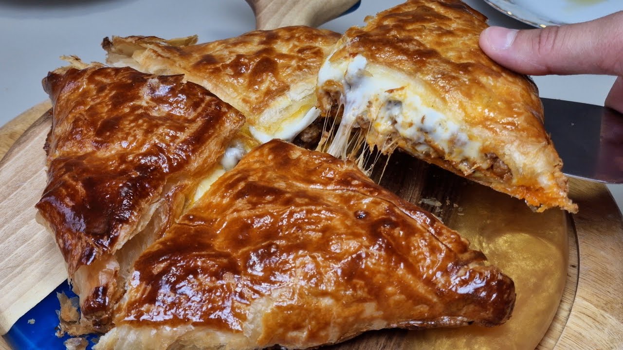 The Most Delicious Food in the World, Delicious Cheese and Meat pie I ...