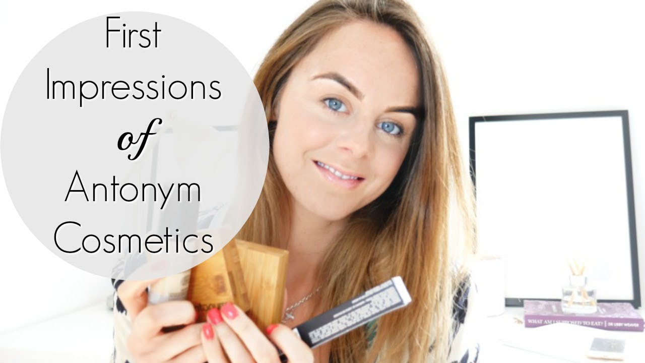 First Impressions of Antonym Cosmetics - YouTube