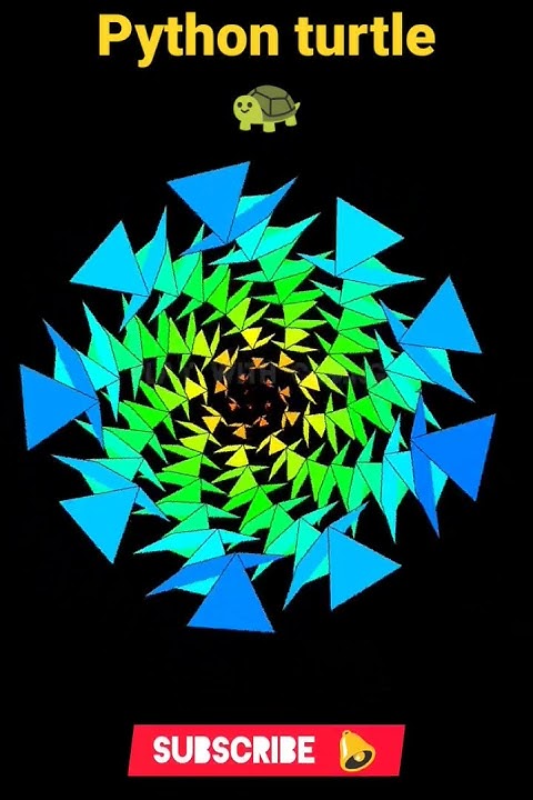 Python Turtle Amazing Spiral Graphics Python Pythonturtle Programming Codingstatus Youtube