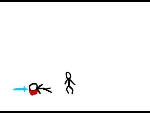 Stick Figure Fight Scene - YouTube