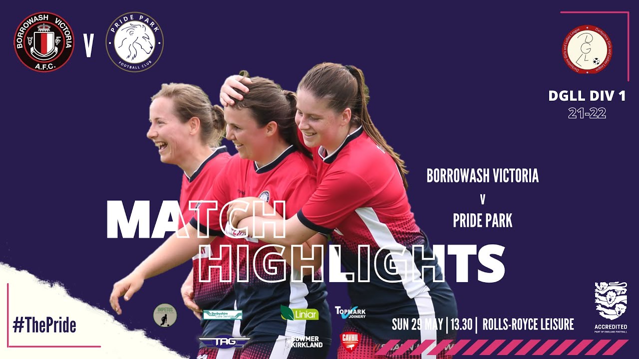 Highlights: Borrowash Victoria v Pride Park 2022 05 29 - YouTube