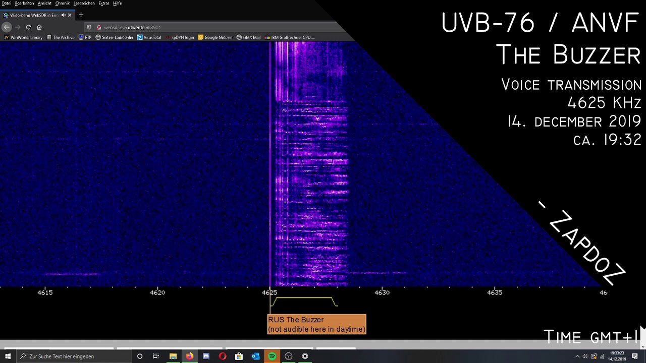 [UVB-76, The Buzzer] Voice from 14. december 2019; 18:32 UTC - YouTube
