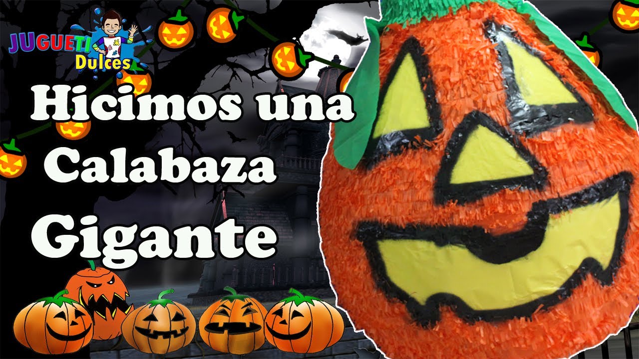 ¿Cómo Hacer una Piñata de Calabaza para Halloween? 🎃 / Halloween 2021 ...