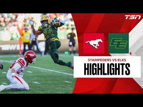 CFL WEEK 15: Calgary Stampeders vs. Edmonton Elks | Full Highlights