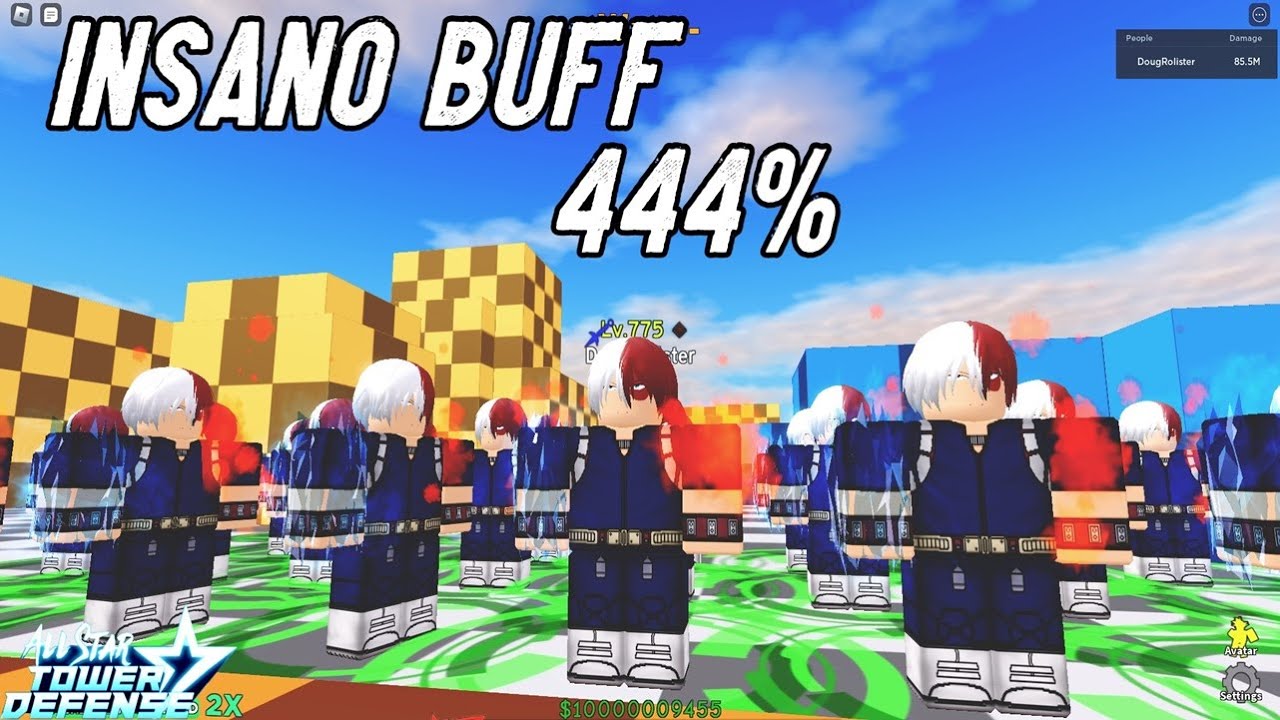 BUFFADO COM SUCESSO TODOROKI ALL STAR TOWER DEFENSE - YouTube