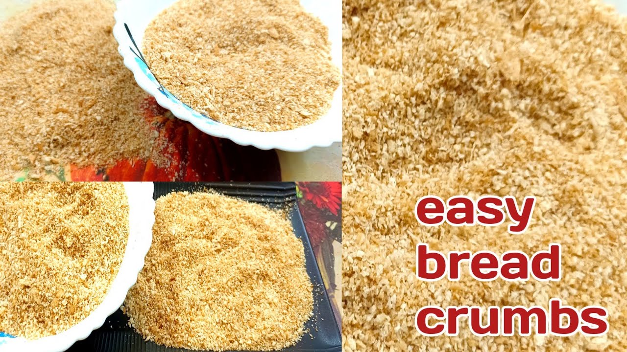 bread crumbs recipe | how to make bread crumbs from leftover bread ...