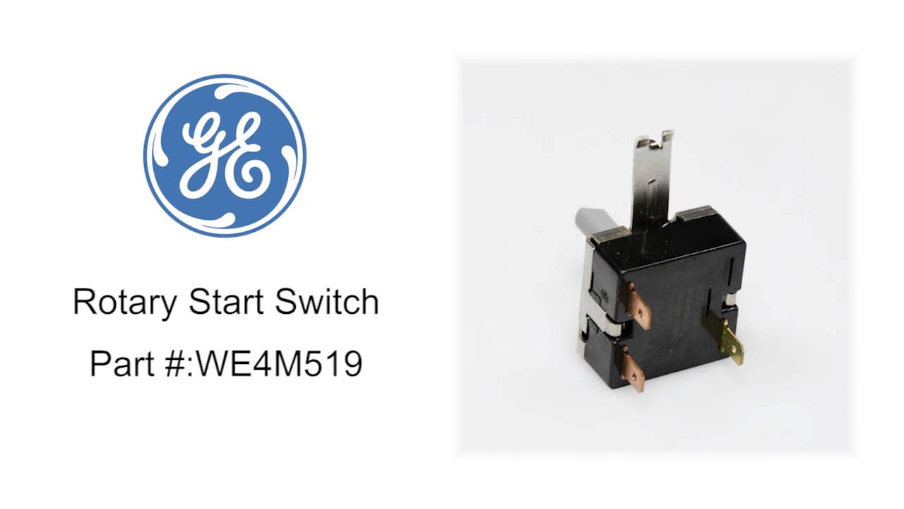 General Electric Rotary Start Switch Part #: WE4M519 - YouTube