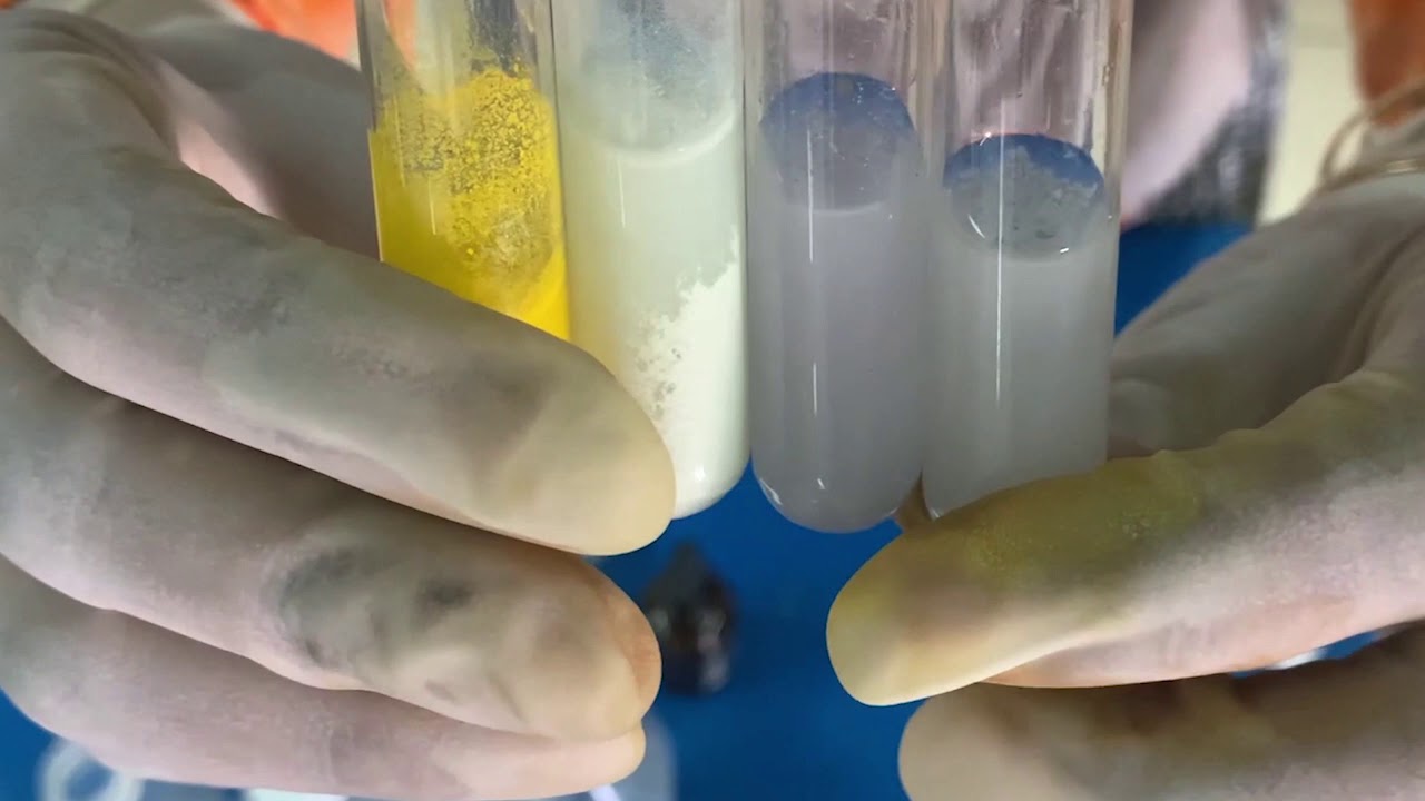 Identification of Anions practical demonstration - YouTube