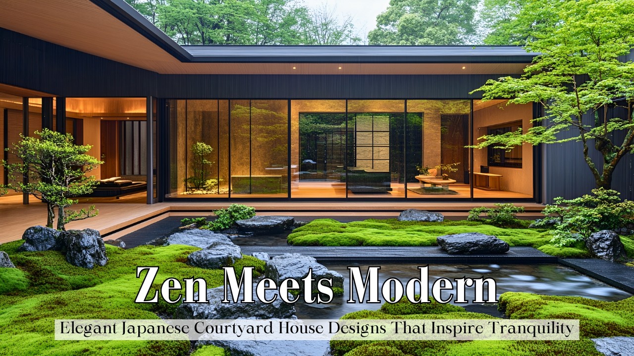 Zen Meets Modern: Elegant Japanese Courtyard House Designs That Inspire ...