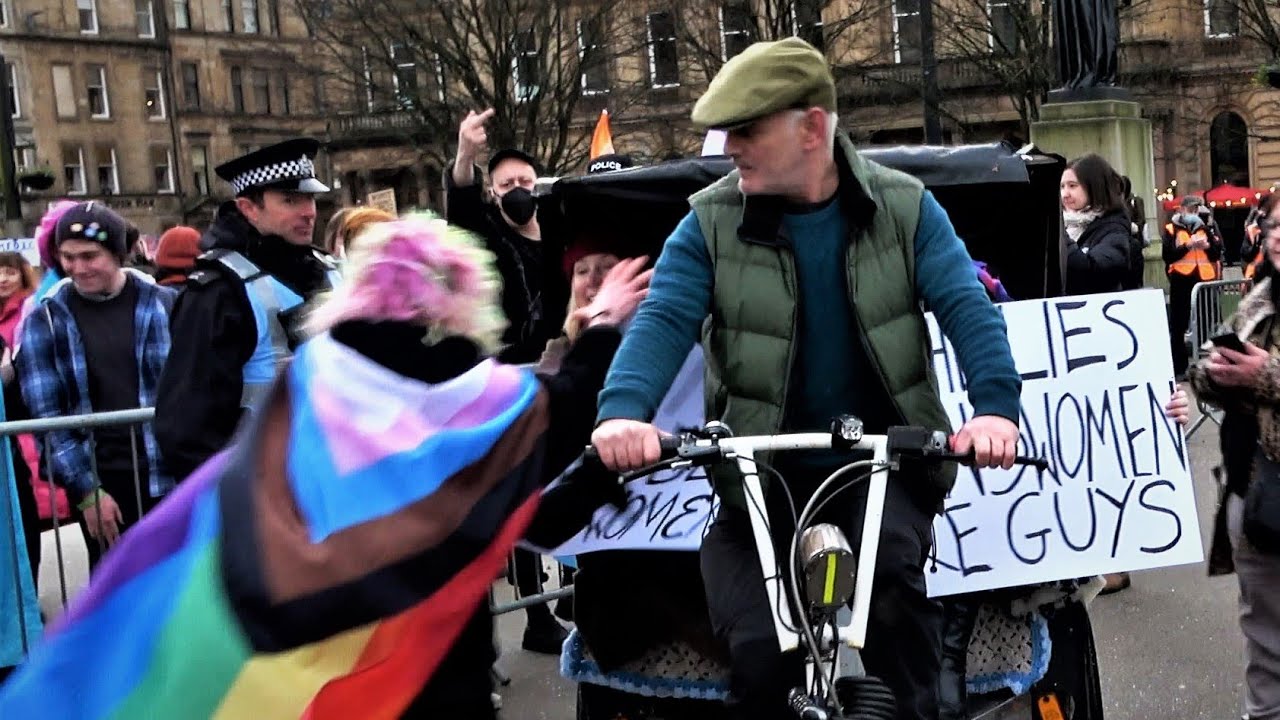 Glasgow women's rights rally met with trans activist counter-protest ...