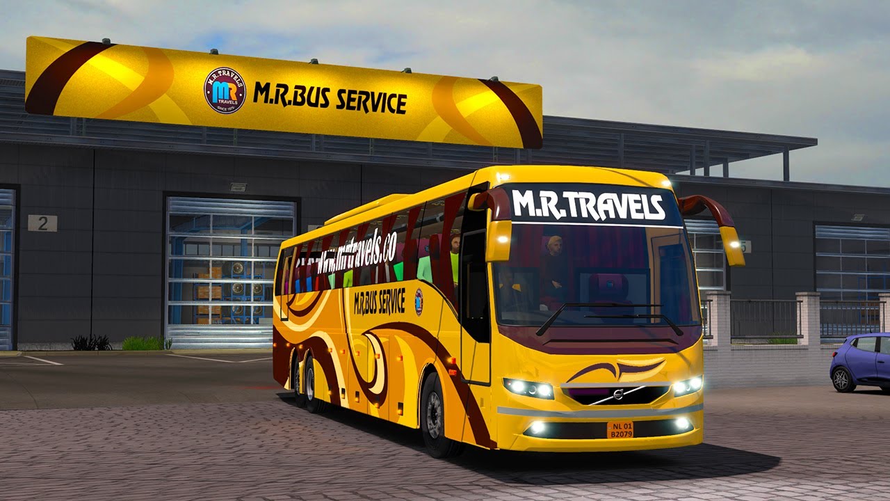 Indian Volvo Bus Driver | M R Travels | B11r Volvo Bus - YouTube