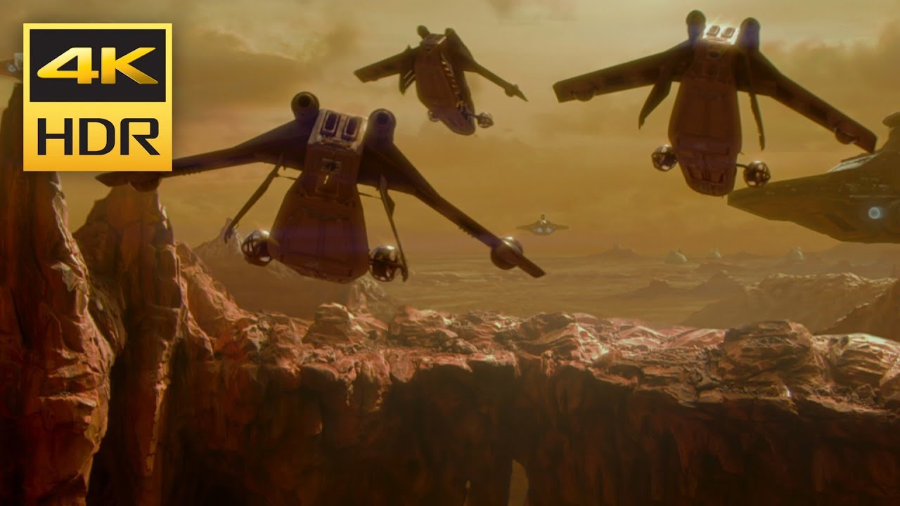 The Battle of Geonosis (Part 1) | Star Wars: Attack of the Clones | 4K ...