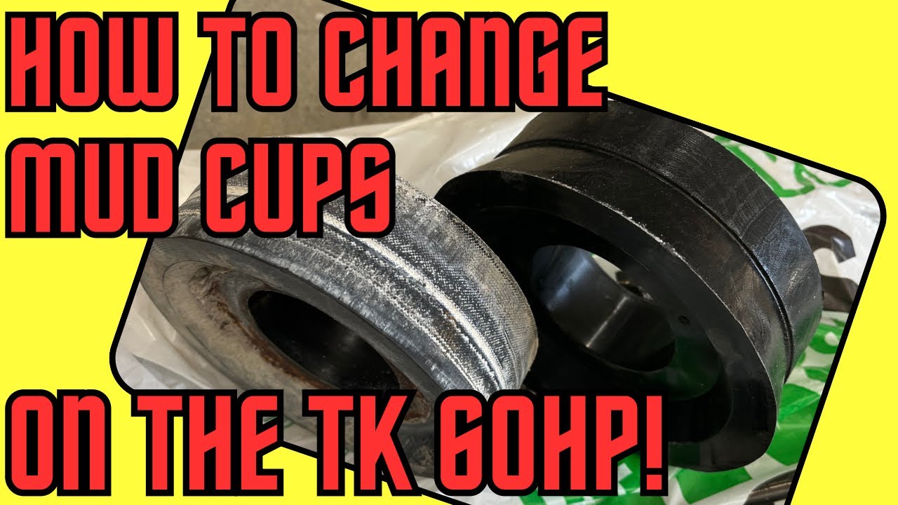 Changing out mud cups, my first time ever!! - YouTube
