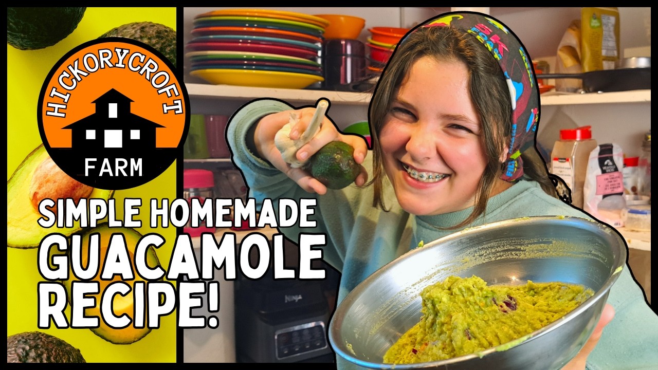 Simple Homemade GUACAMOLE Recipe: Alex Makes Her Famous Guacamole From ...