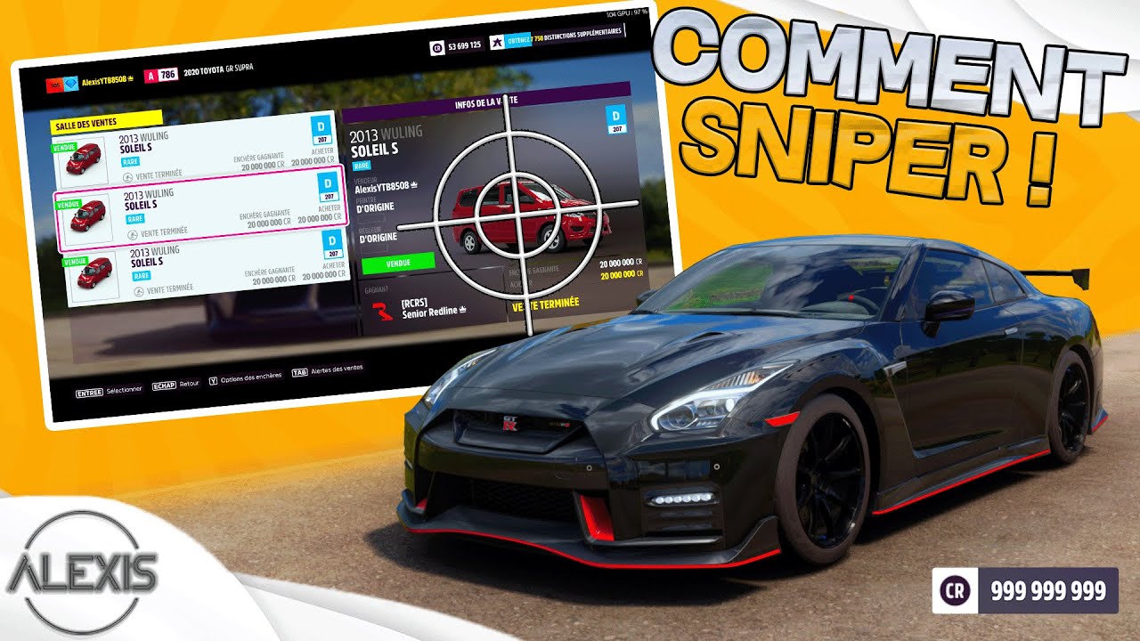 FORZA HORIZON 5 : *MONEY* LES MEILLEURS VOITURES A SNIPER ! - YouTube