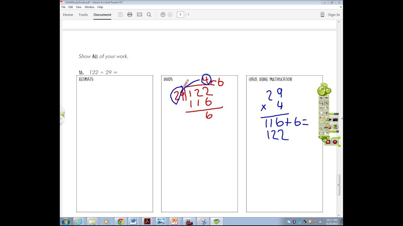 checking your answer with multiplication - YouTube