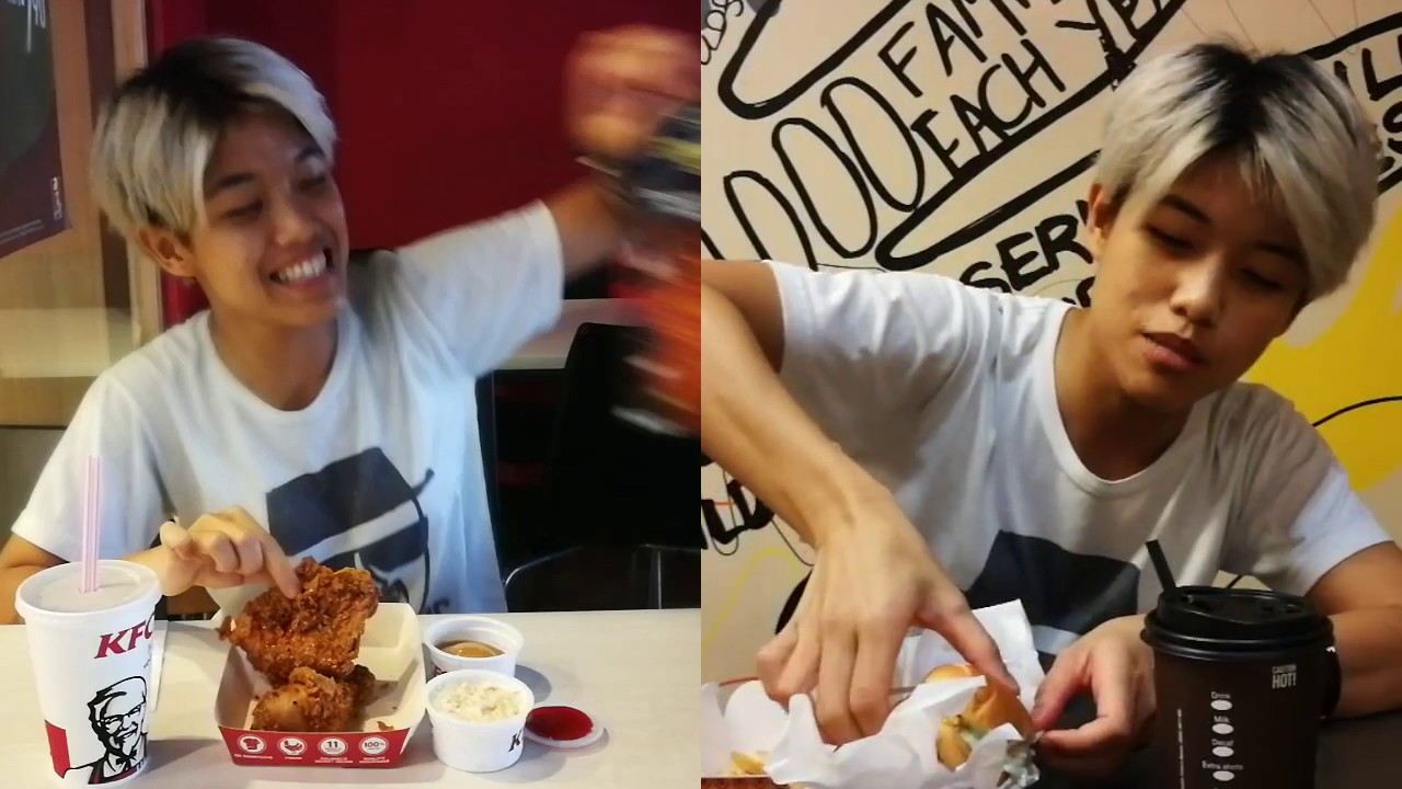 KFC Spicy Sawadee Crunch vs McD Thai Fish Burger - YouTube