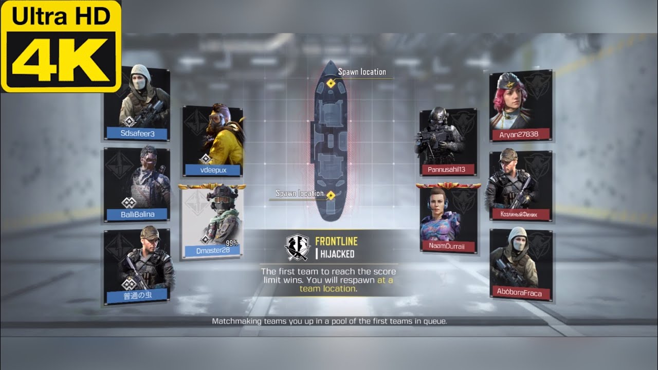 Call of Duty Frontline Hijacked 21 Kill win | Call of Duty Mobile #4k #codmobile - YouTube