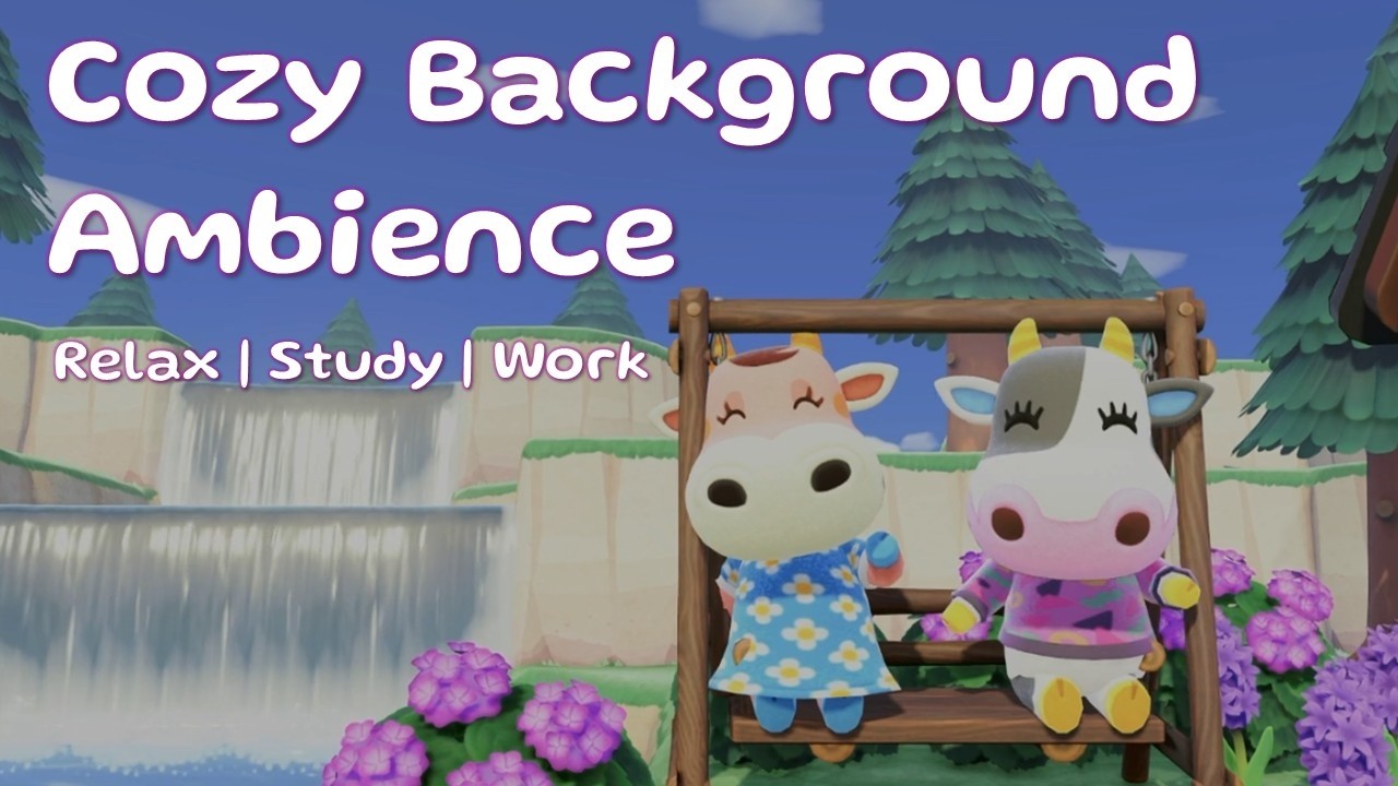 Relax | Study | Work | Animal Crossing Cozy Background Ambience - YouTube