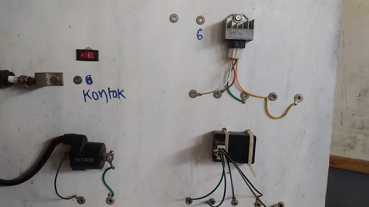 Kelistrikan sepeda motor #pengapian ac part 2 - YouTube