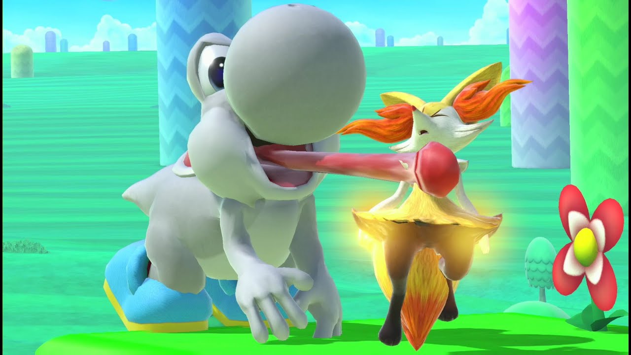White Yoshi Vore Braixen - YouTube