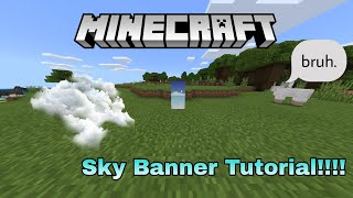 Minecraft Cloud Banner Tutorial!!!! Minecraft Tutorials... | Doovi