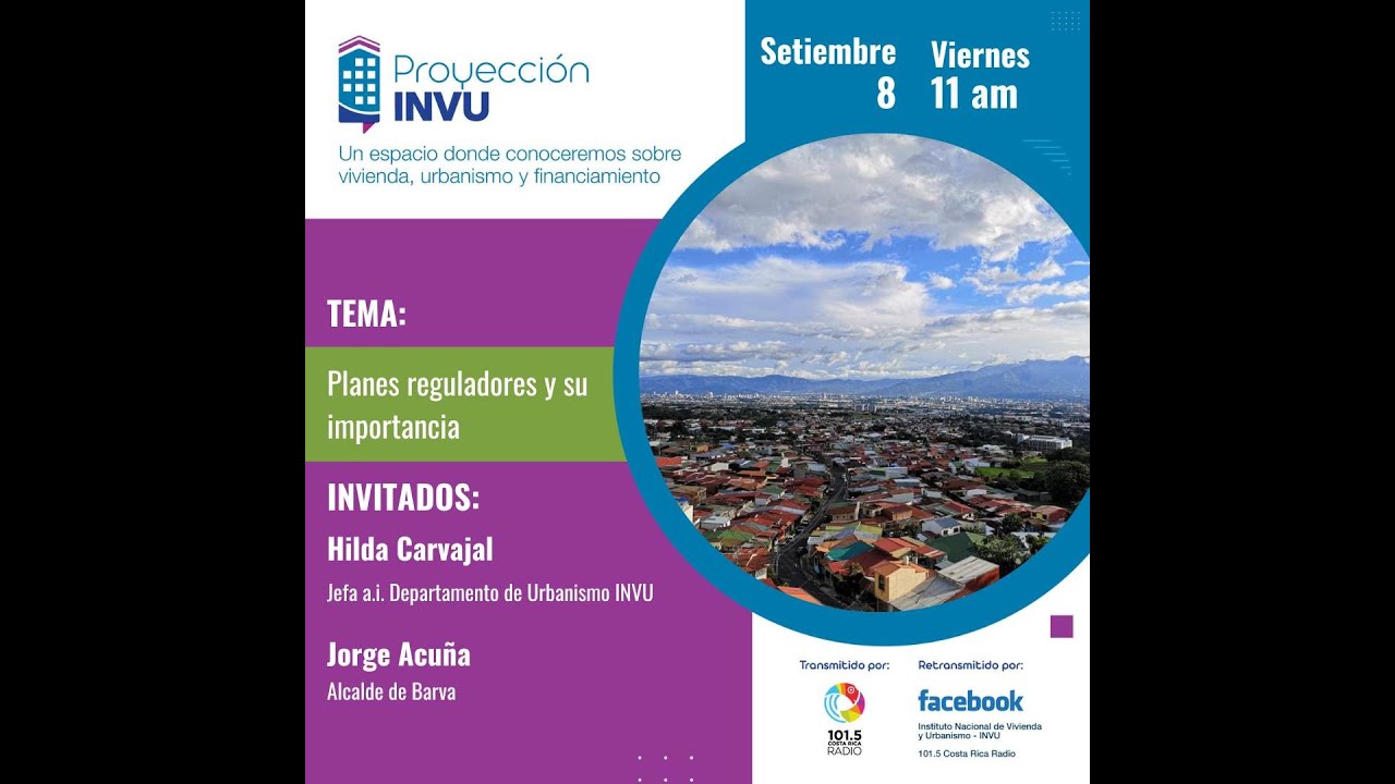 Proyección INVU: Importancia de planes reguladores - YouTube
