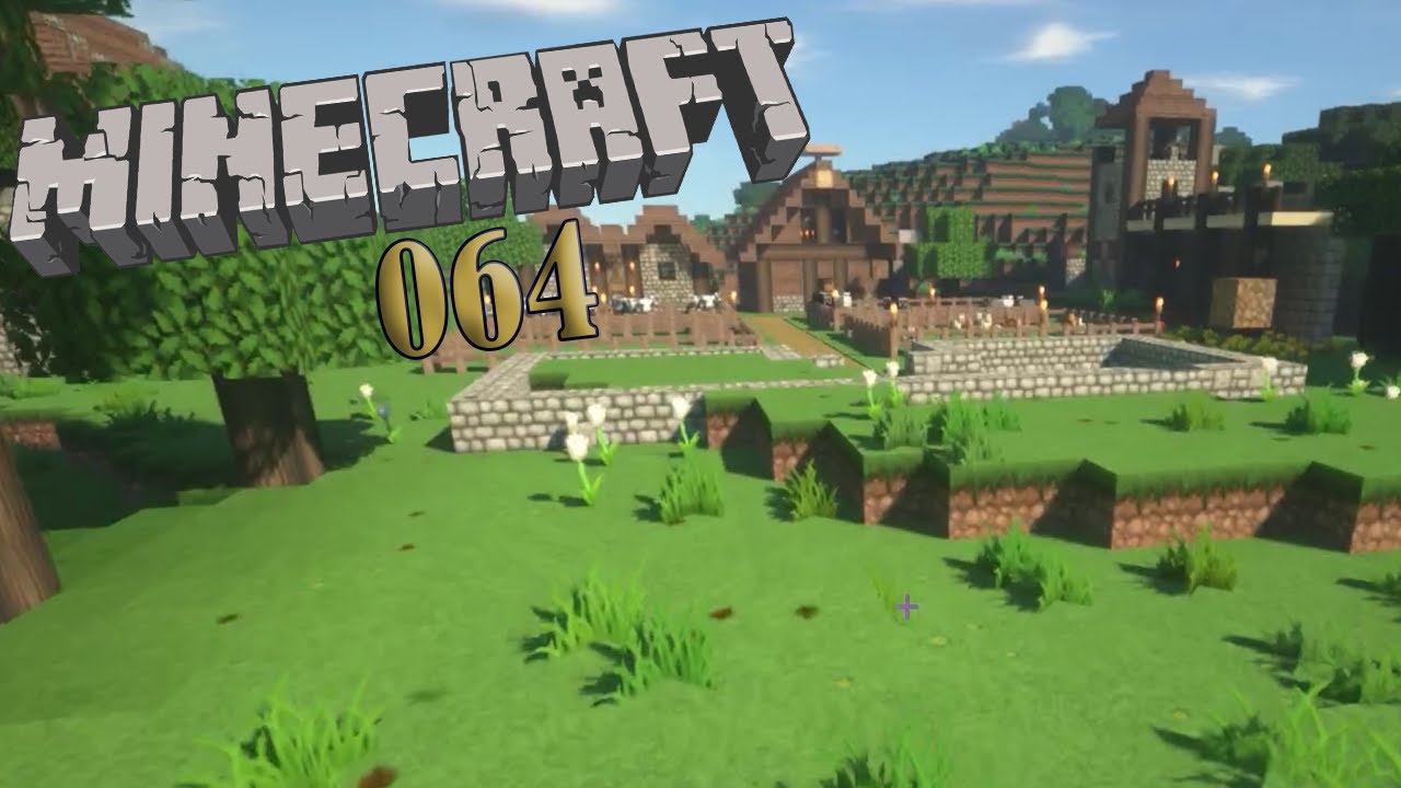 MINECRAFT #064 – Wo bauen wir die Mauer entlang? | Let's Play Minecraft ...