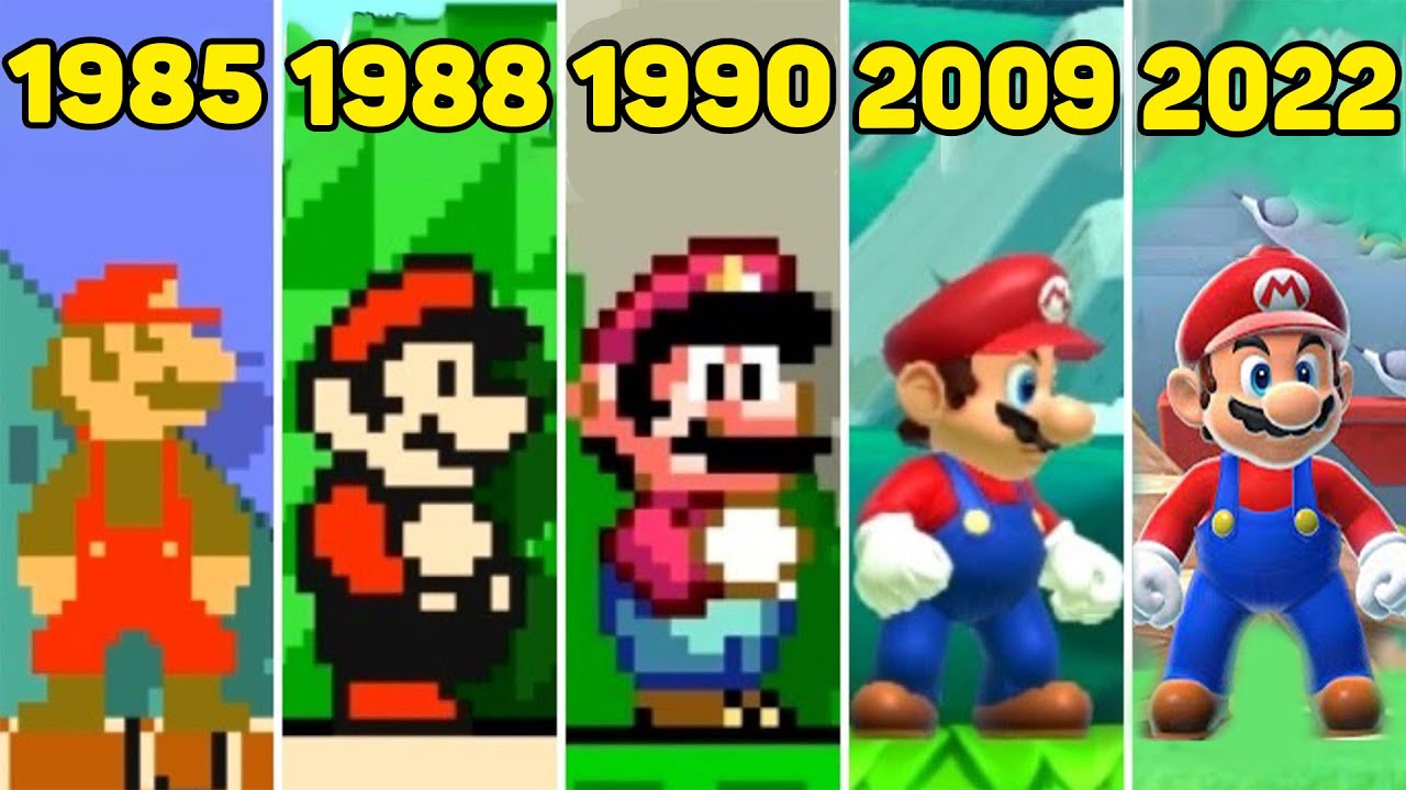Evolution Of Super Mario Games 1985-2021 (No Commentary) - YouTube