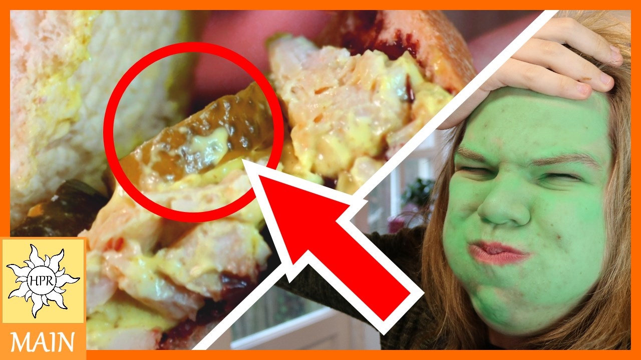 EATING A POISONOUS SANDWICH!! DO NOT TRY THIS! *GOES WRONG* *VOMIT ...