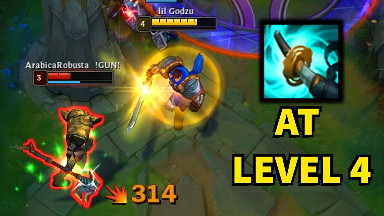 Stormrazor At Level 4 - ADC GAREN 50 Kills - YouTube