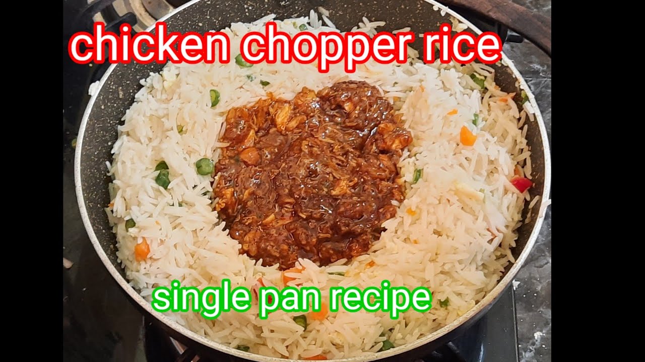 chicken chopper rice - YouTube