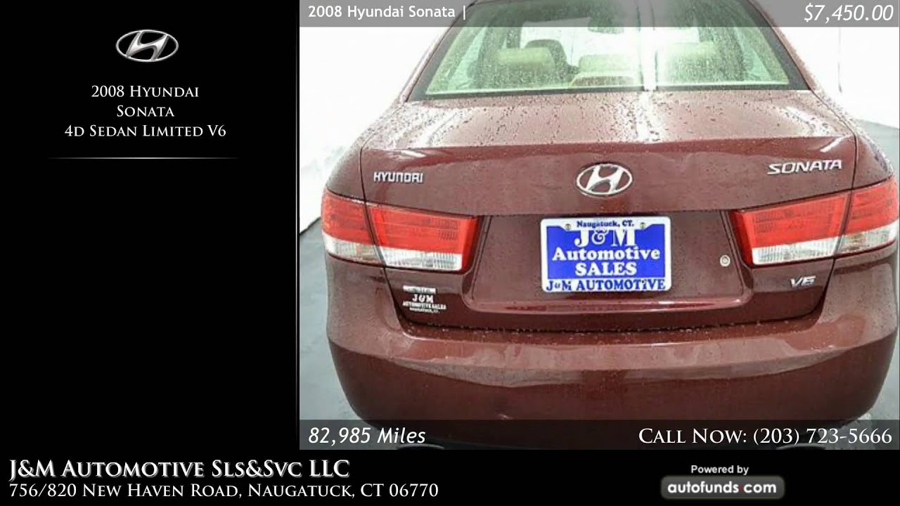 Used 2008 Hyundai Sonata | J&M Automotive Sls&Svc LLC, Naugatuck, CT ...