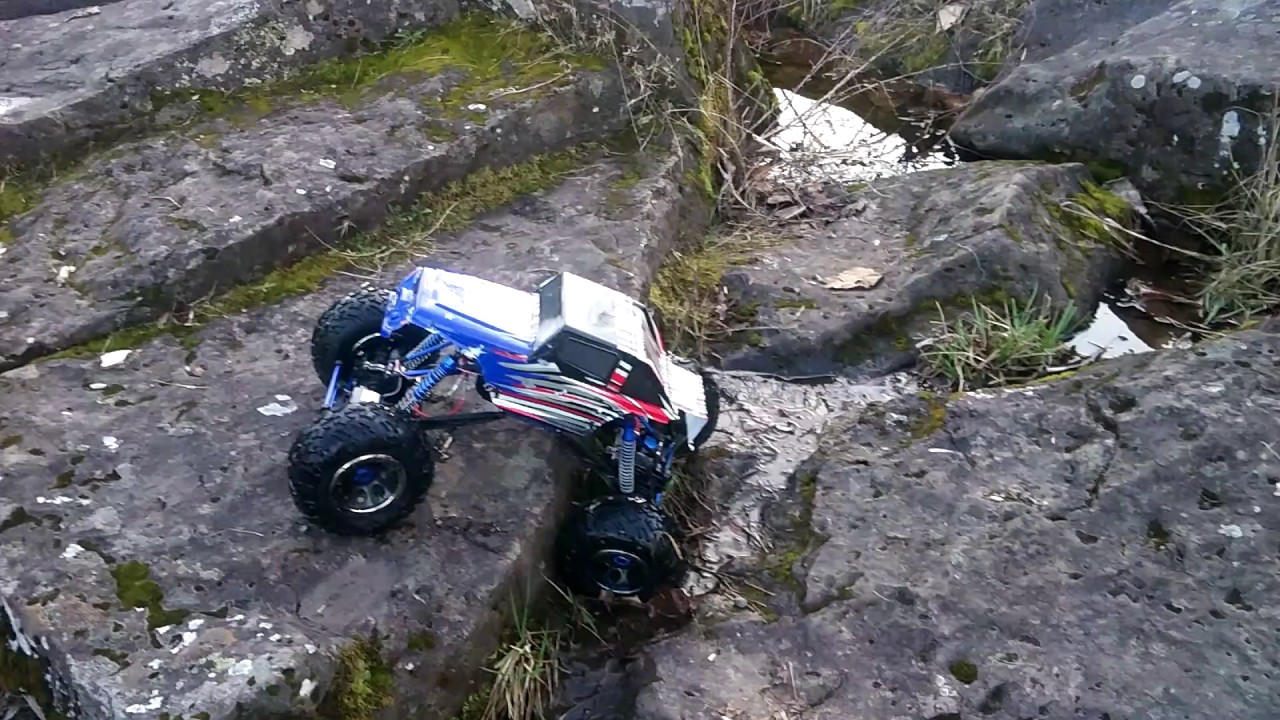 rc crawler Hsp 1/8 scale motor on axle crawler - YouTube