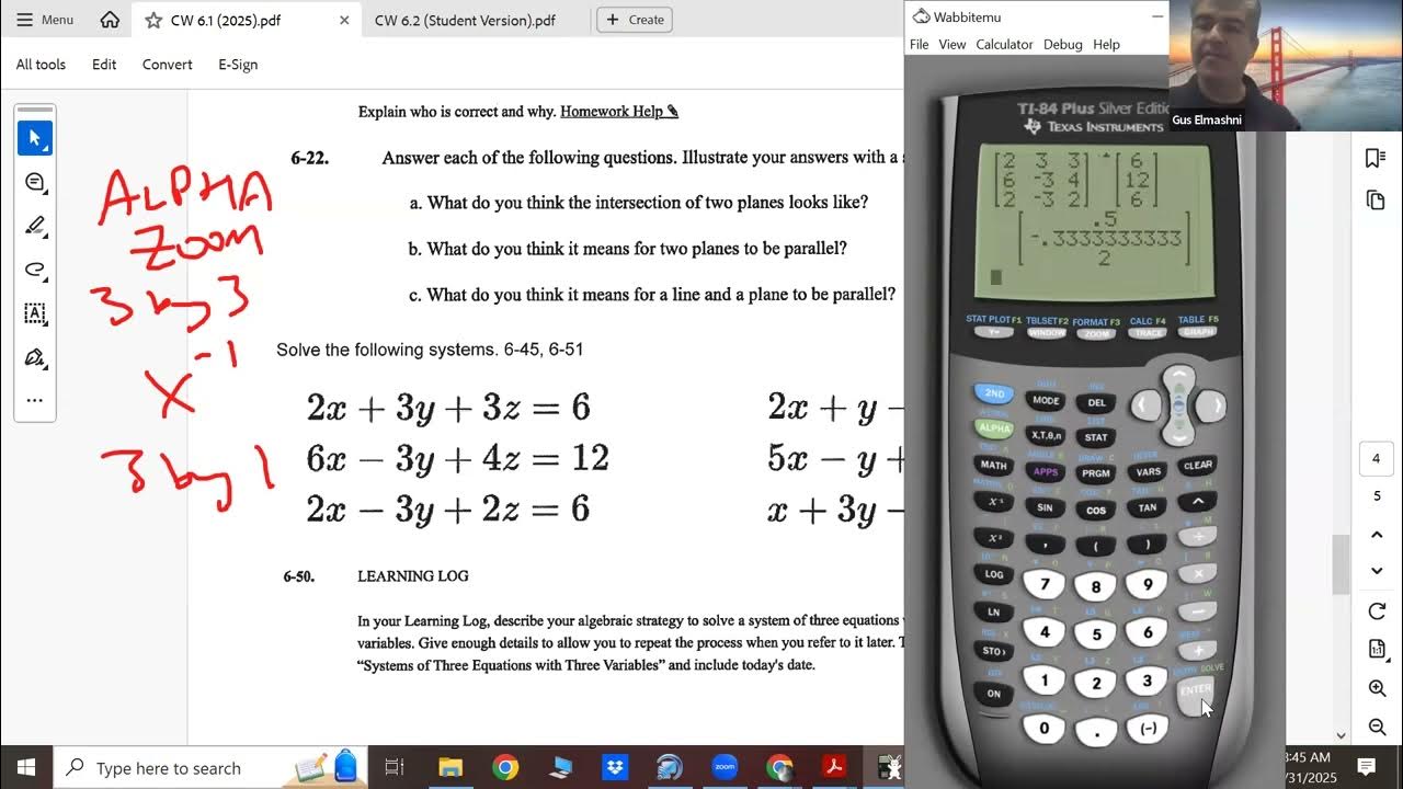 Algebra 2 Unit 2 Lesson 2 Spring 2025 - YouTube