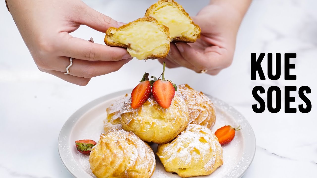 RESEP KUE SOES / SUS / CHOUX PASTRY, LEMBUT DAN ANTI GAGAL. - YouTube