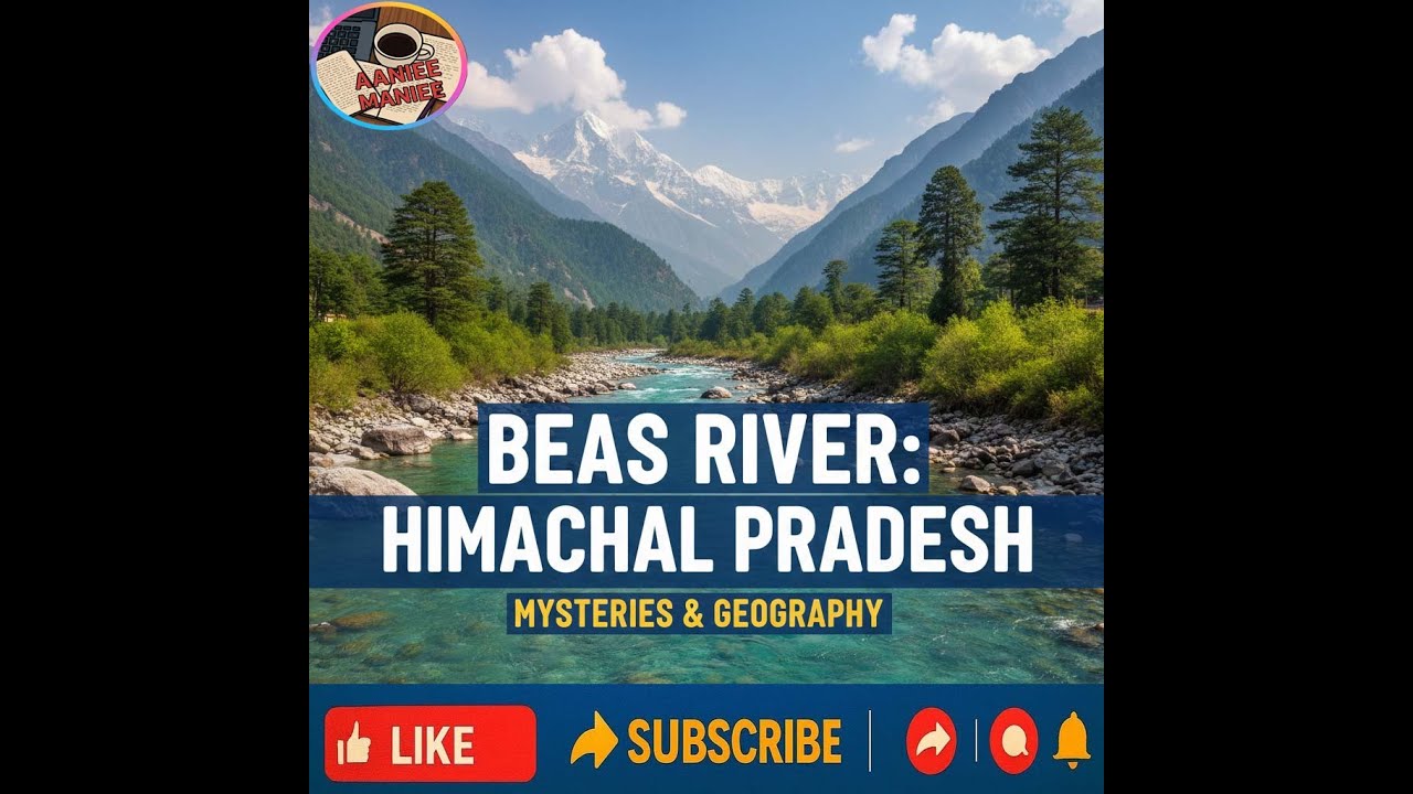 BEAS RIVER | Origin to End + Major Tributaries | Most Important for All ...