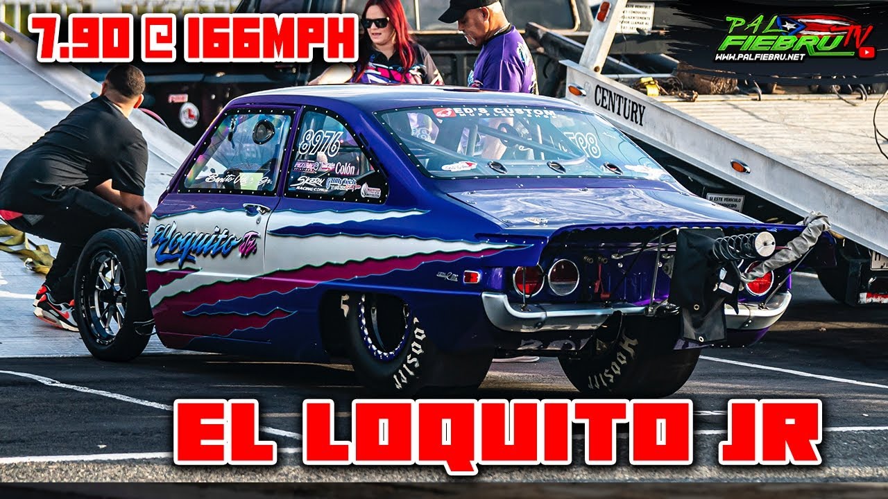 El Loquito JR el 2 Rotores Nitroso Mas Rapido del Mundo 7.90 @166mph en ...