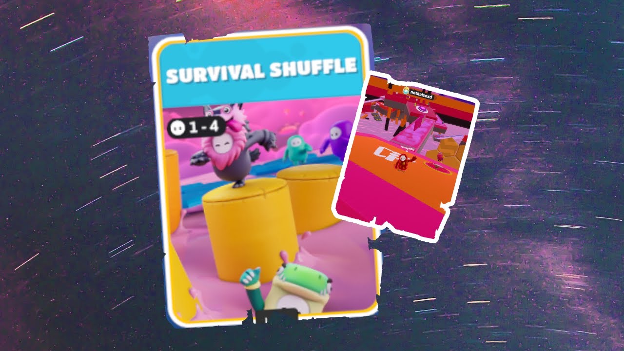 Survival Shuffle Fall Guys - YouTube