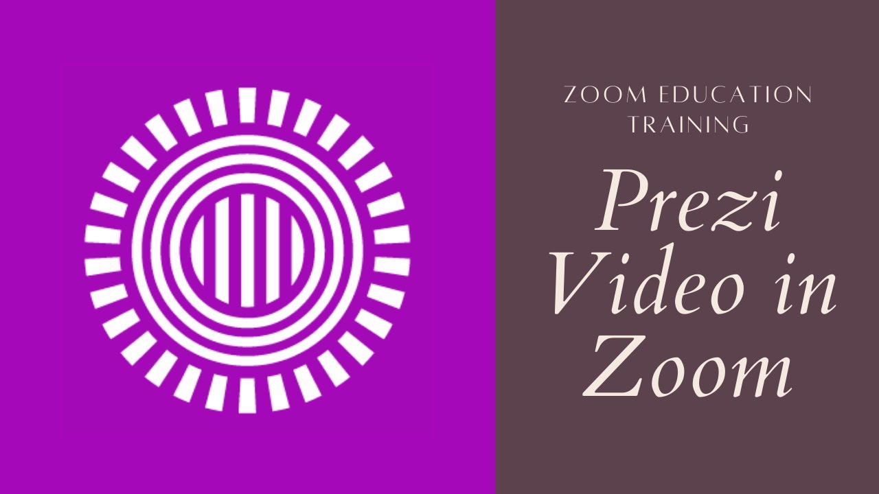 How to use Prezi Video in Zoom - YouTube
