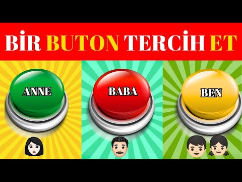 BİR BUTON SEÇ ! ANNE👩 BABA👨 BEN🧑👧 OYUNU II Choose Button Game