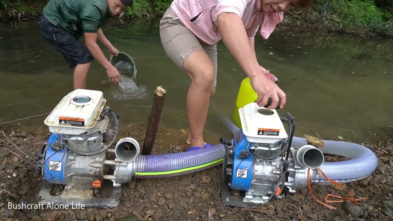 Wild Free Life Fishing Exciting, Amazing Two Pump Catch Big Fish With ...