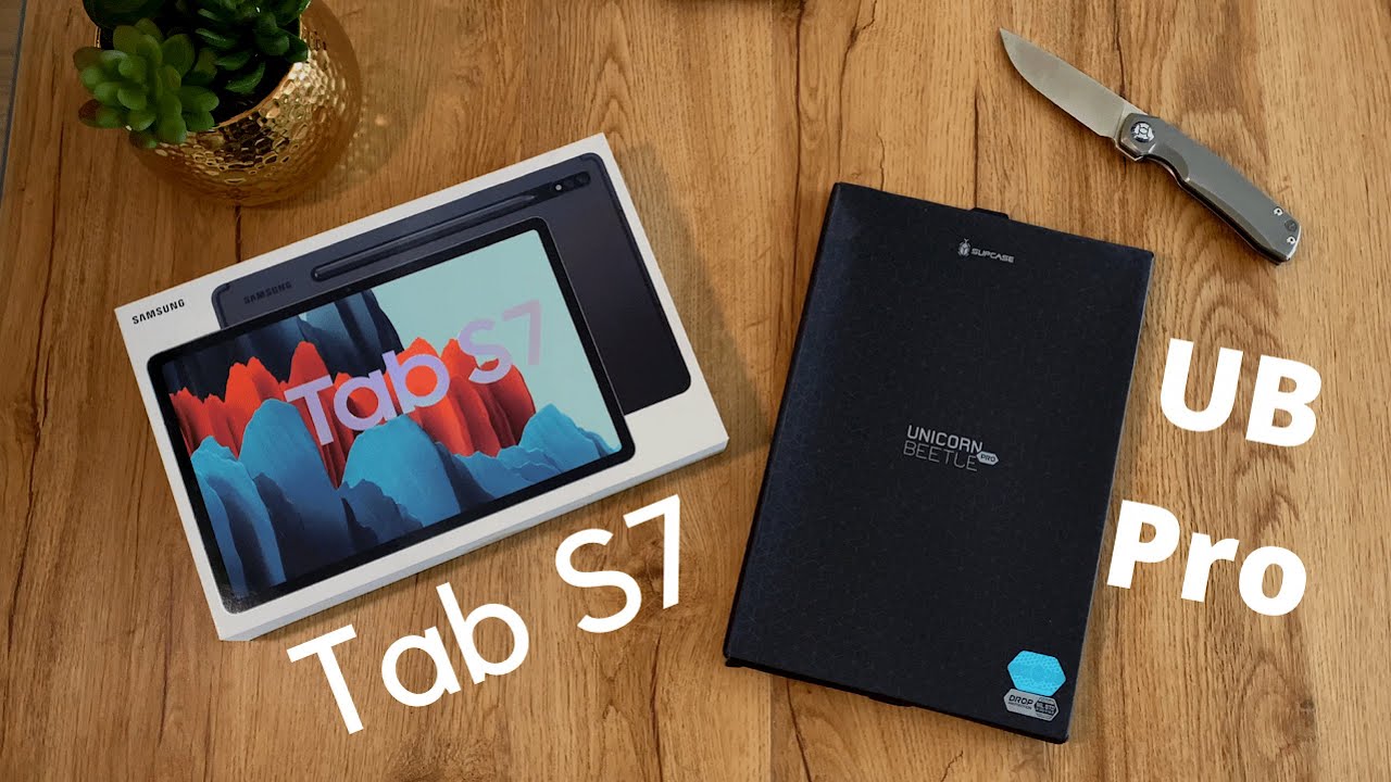 Tab S7 Supcase UB Pro Unboxing and Install - YouTube