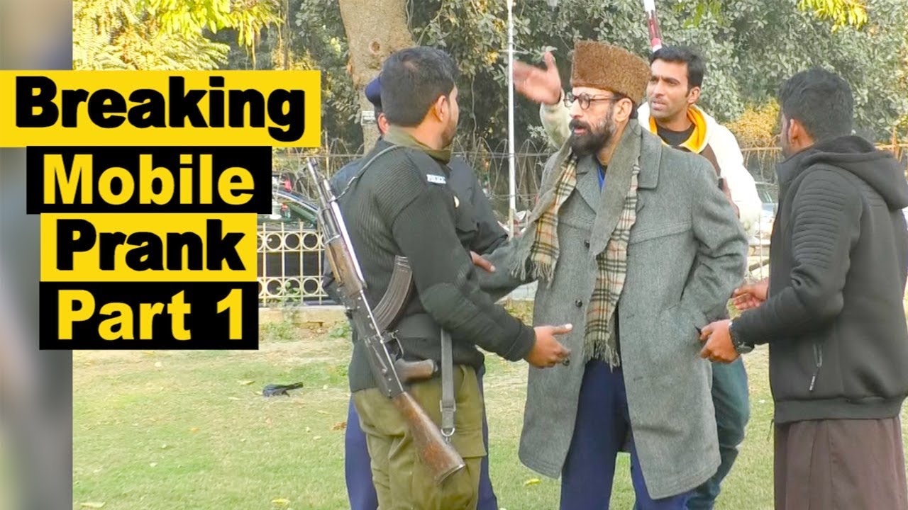 Best Breaking Mobile Prank Part 1 Allama Pranks | Lahore tv | Pranks in ...