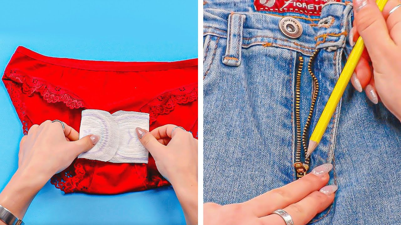 No More Embarrassing Moments! 10 Super Useful Fashion & Clothing Hacks ...