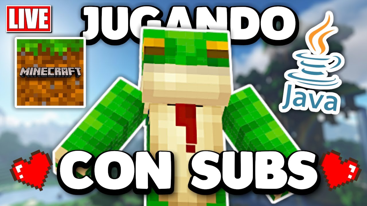 Jugando CON SUBS a MINECRAFT Java - YouTube