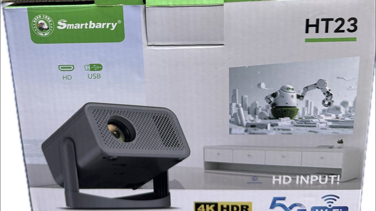 REVIEW HT 23 Projector Smartbarry® HT23 5G WiFi 4k HIGH-DEFINITION ...